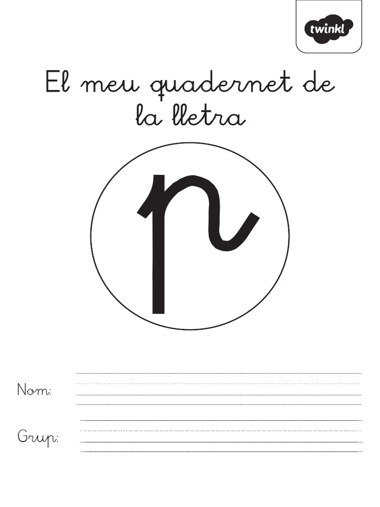 Es T 1631783909 Quadernet de Lectoescriptura La Lletra P Catala Ver 2 | PDF