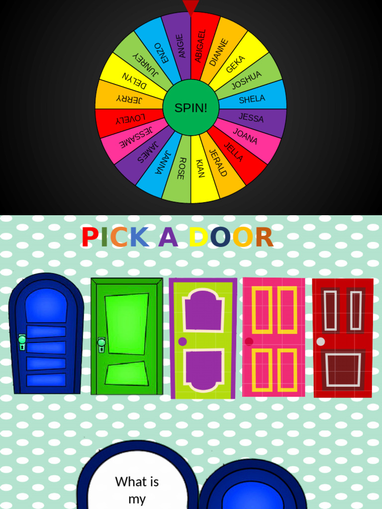 Spinning Wheel Pick A Door Mystery Merge | PDF