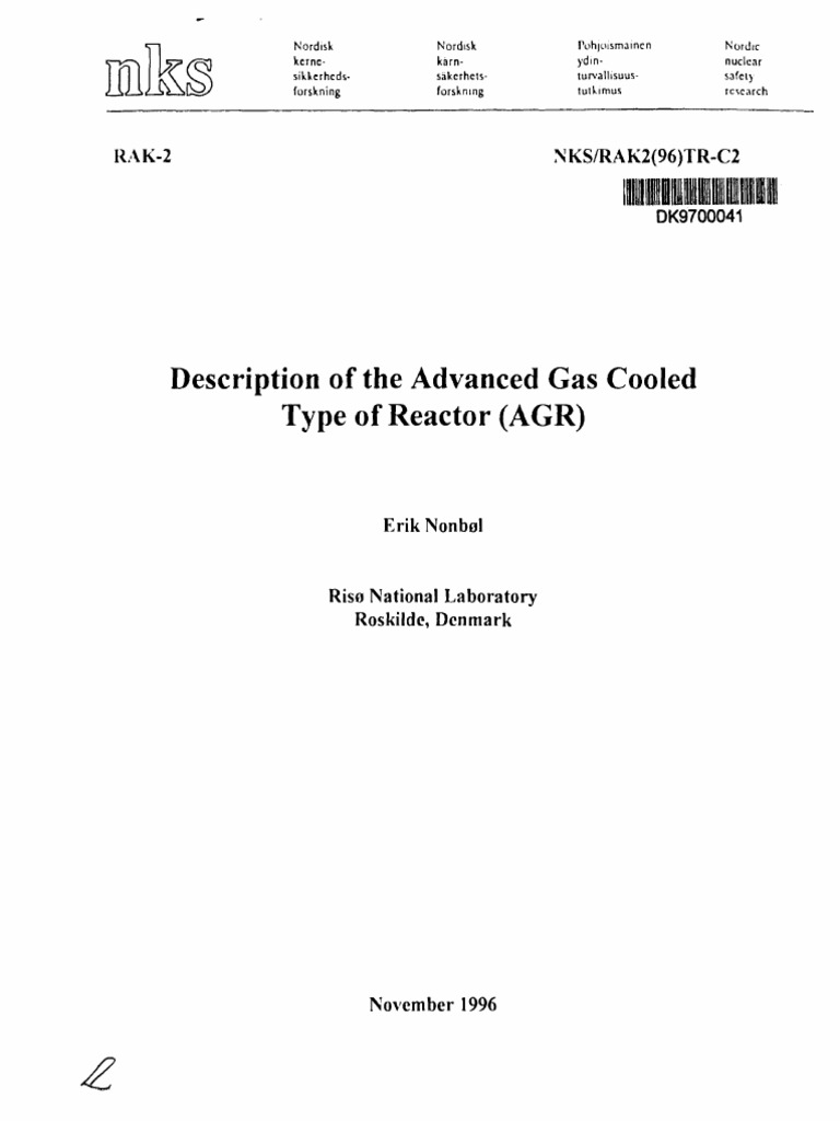 Description of An AGR | PDF | Nuclear Fuel | Nuclear Reactor