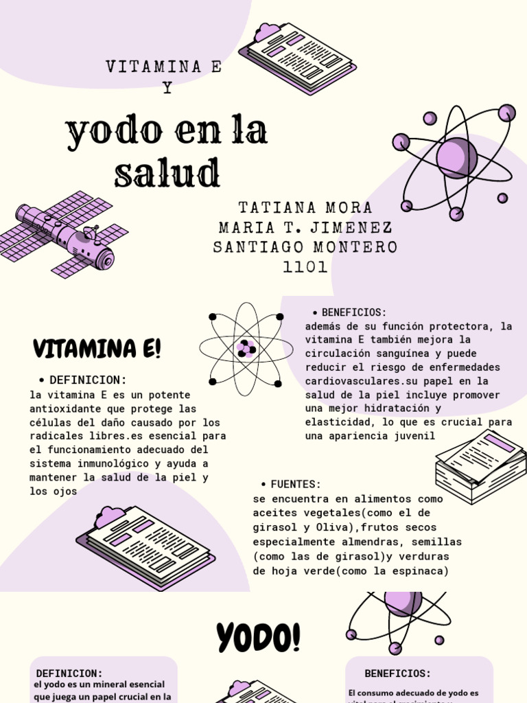 Vitamina e y Yodo | PDF | Yodo | Tiroides