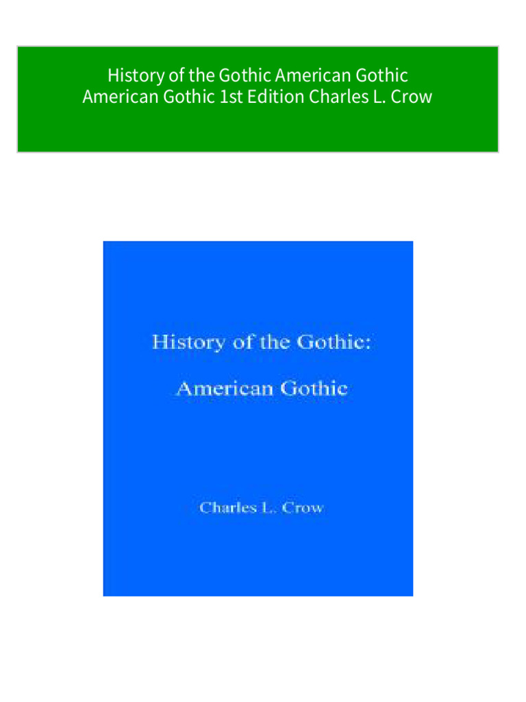 Where can buy History of the Gothic American Gothic American Gothic 1st ...