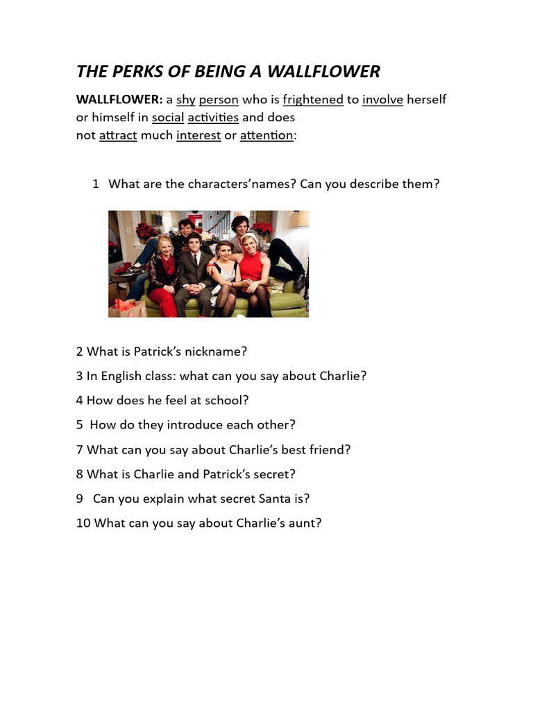 The Perks of Being A Wallflower | PDF