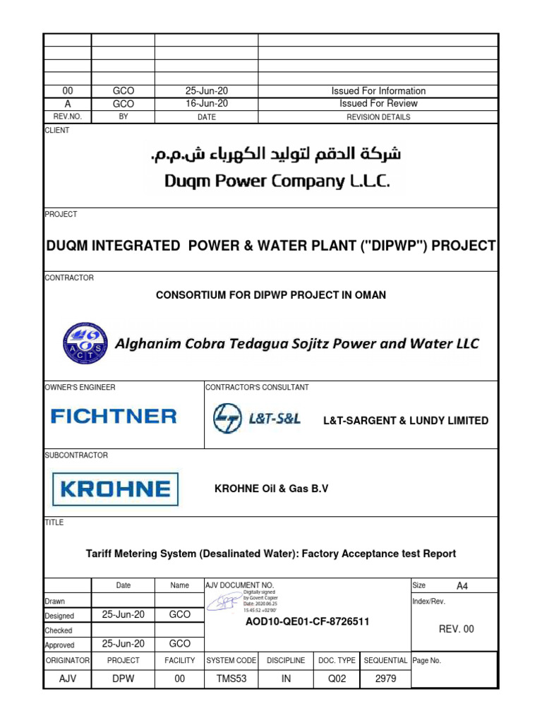 Ajv-Dpw-00 - Tms53-In-Q02-2979 - 00 | PDF | Calibration | Metrology