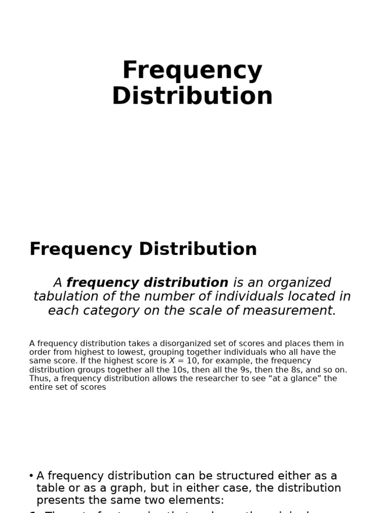 Understanding Frequency Distributions | PDF | Percentile | Level Of ...