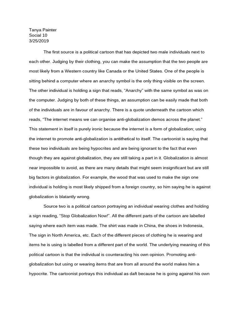 WRA 1 | PDF | Globalization