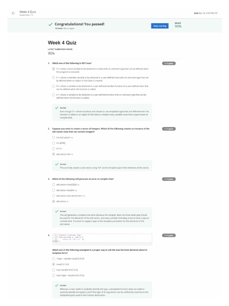 Week - 4 - Quiz - and - Reference Manual | PDF
