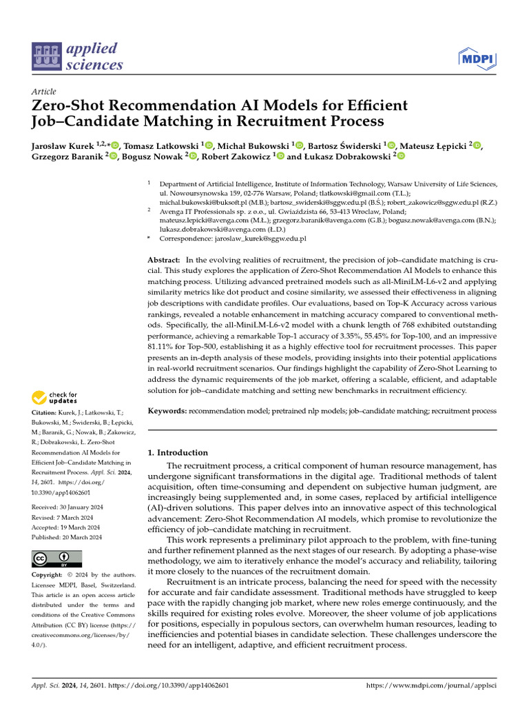 Zero-Shot Recommendation AI Models For Efficient | PDF | Artificial Intelligence | Intelligence ...