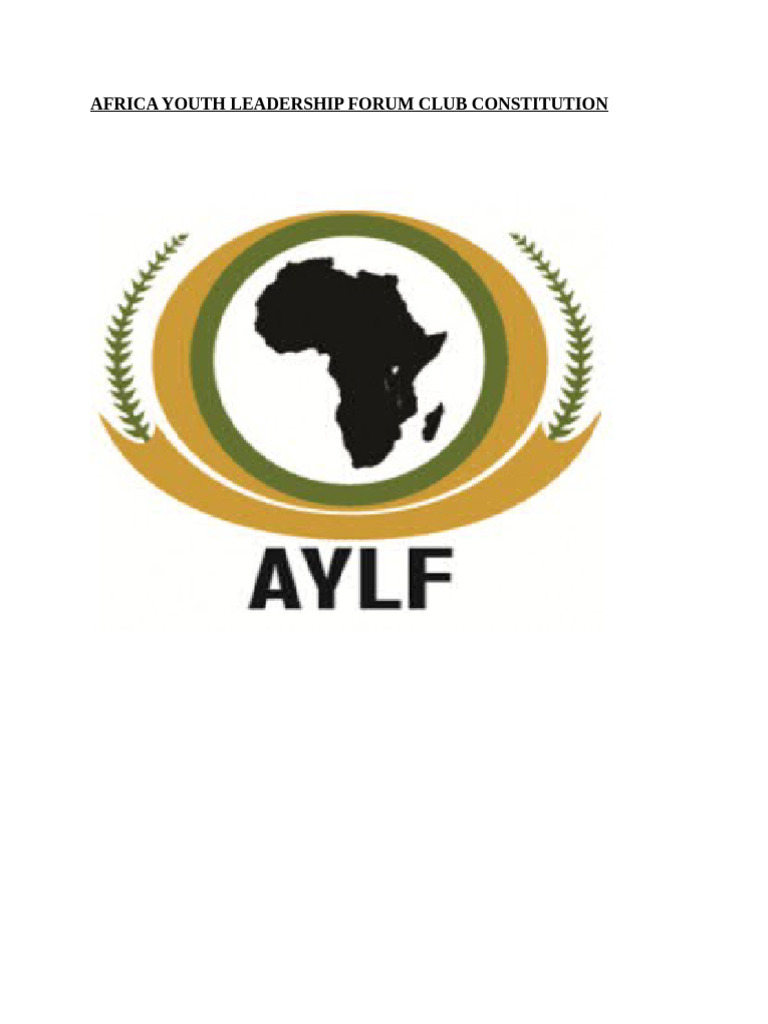 AYLF Club Constitution Overview | PDF | Voting | Committee