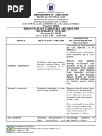 NLC Narrative Report Tempplate | PDF | Learning | Teachers