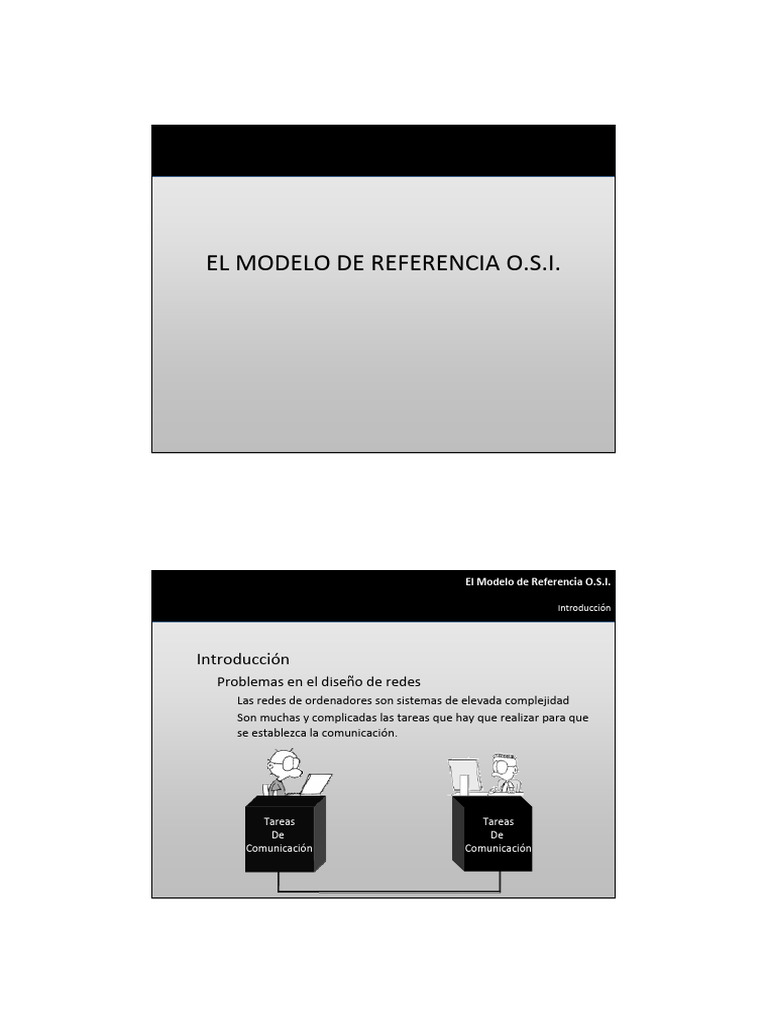 Modelo de Referencia OSI | PDF | Modelo osi | Red de computadoras