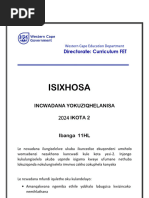 Isixhosa Ulwimi Lwasekhaya (Fxh362s Amahlelo) | PDF