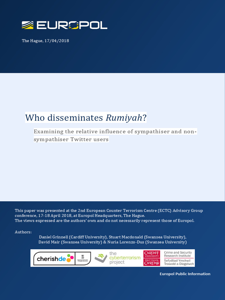 Dgrinnell Smacdonald Dmair Nlorenzodus Who Disseminates Rumiyah 0 | PDF