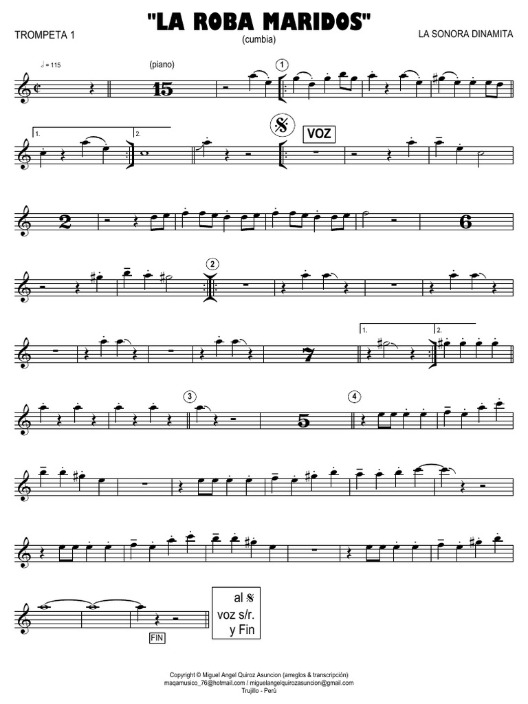 La Roba Maridos Trompeta | PDF