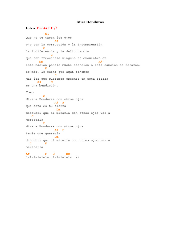 Mira Honduras Hermano Polache | PDF