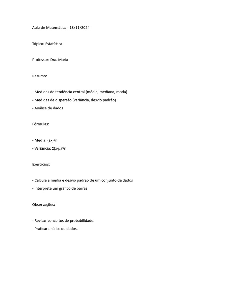 Notas Matematica 13-11 | PDF | Métodos e Materiais de Ensino | Arte