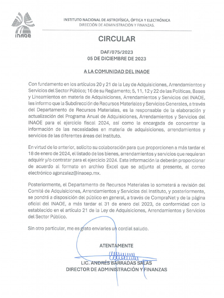 Circular Daf.075.2023 | PDF