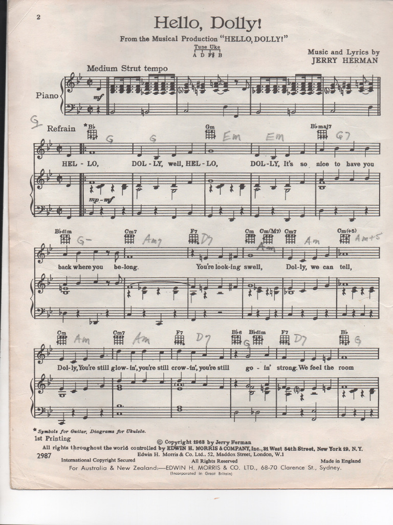 Hello Dolly ! | PDF