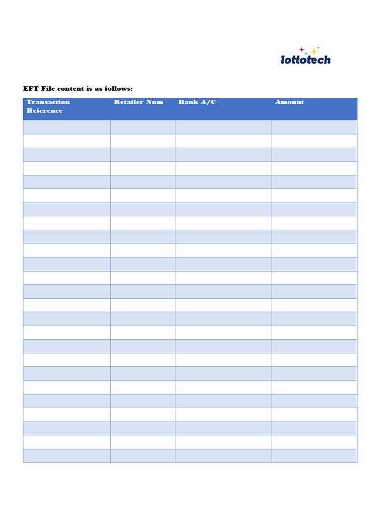 Eft Report Detailed | PDF | Business | Law