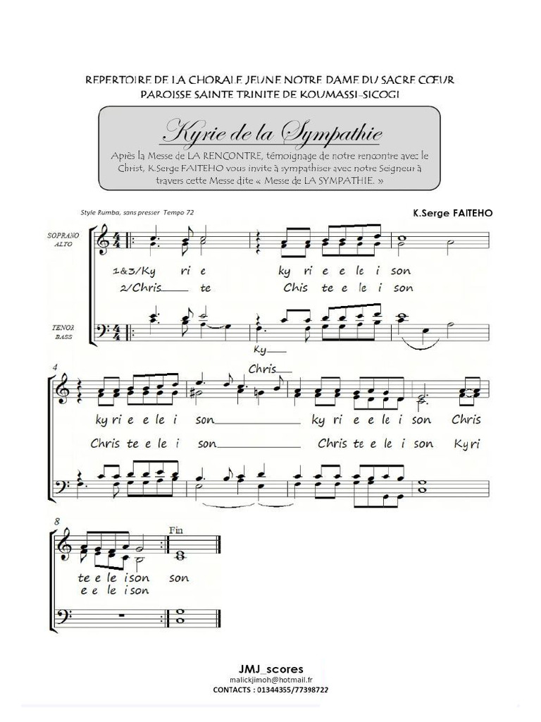 Kyrie de La Sympathie | PDF