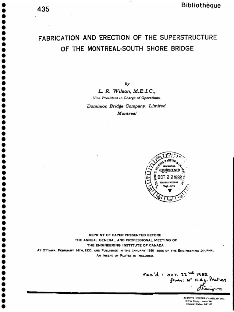 0435 - Fabrication and Erection of The Superstructure | PDF