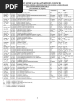 Junior Cycle Exam Timetable 2024 | PDF