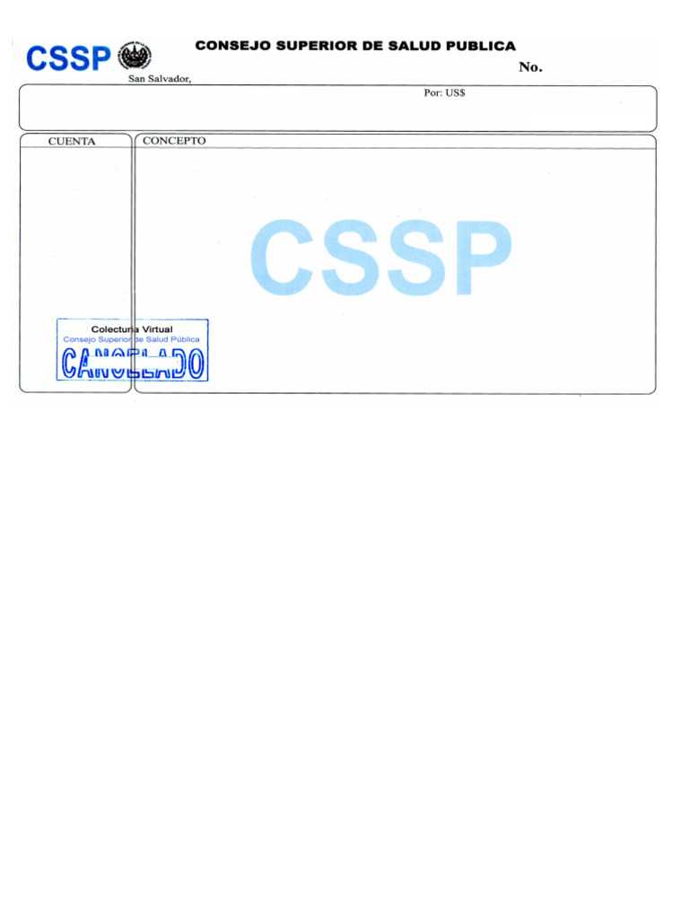 Pago Anualidad CSSP 2024 | PDF