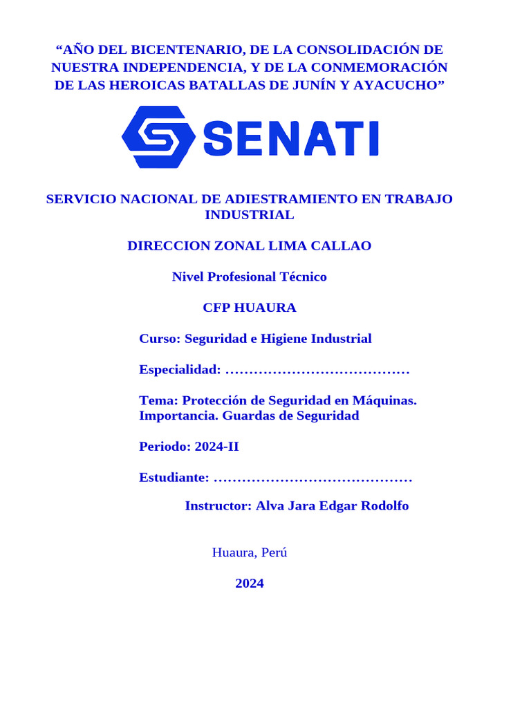 Tarea N°11 Protección de Seguridad en Máquinas | PDF