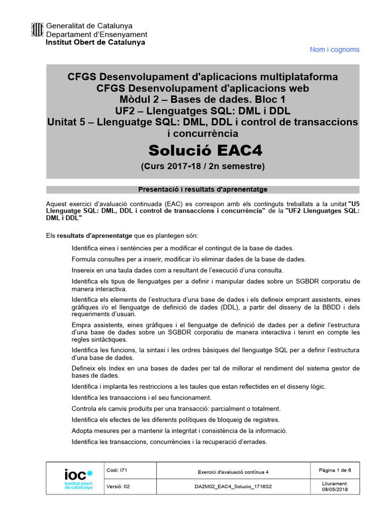 DA2M02B1 EAC4 Solucio 1718S2 | PDF