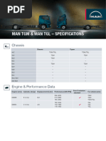 Man Tgs - Specifications: Chassis | PDF | Truck | Manufactured Goods