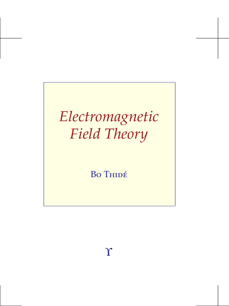 EMFT Book | PDF | Electromagnetic Field | Field (Physics)