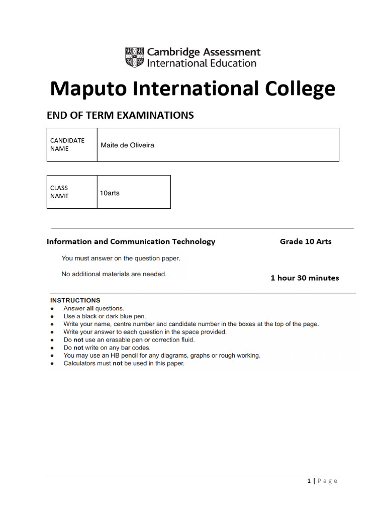 Maite Ict | PDF | Computer Data Storage | Random Access Memory