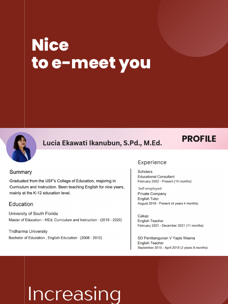 Increasing Student Motivation | PDF