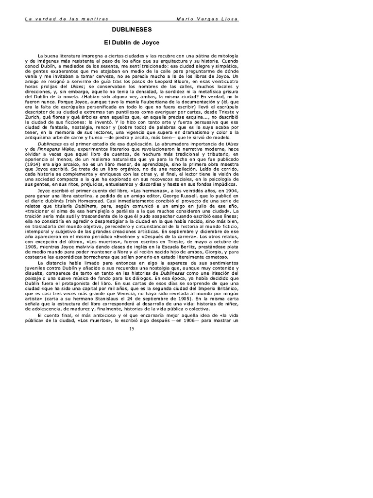 El Dublin de Joyce | PDF