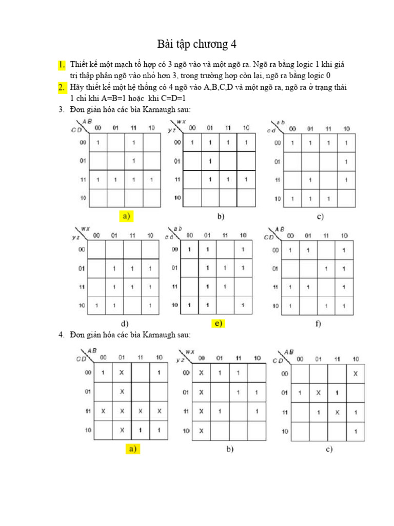 Bai Tap Chuong 4-v2 | PDF