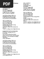 Analysis of Rachel Platten's "Fight Song" | PDF | Song Structure