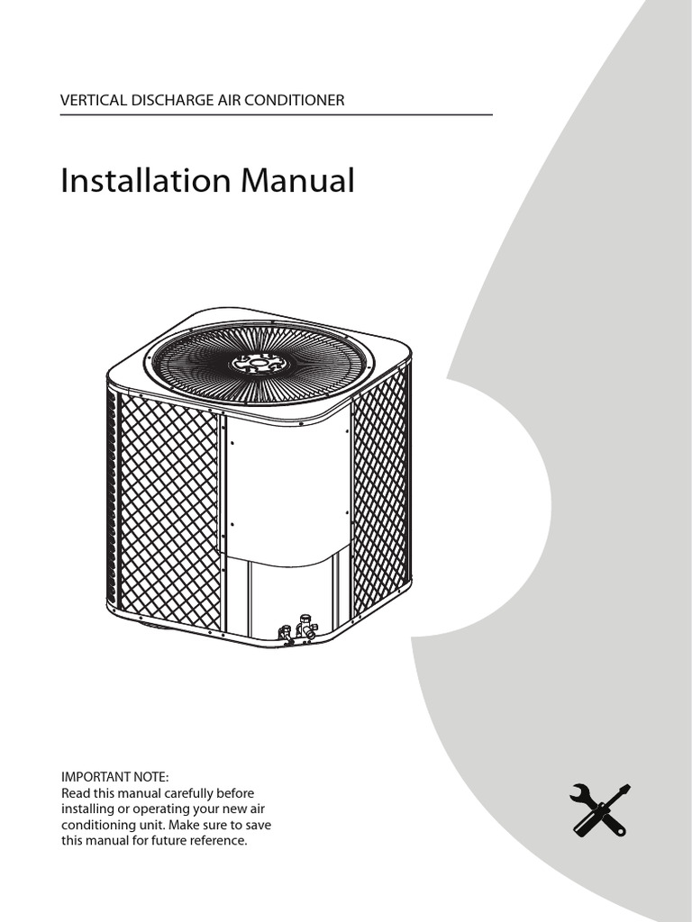 Install Manual - Top CDU - 16122700000007 | PDF | Screw | Thermostat
