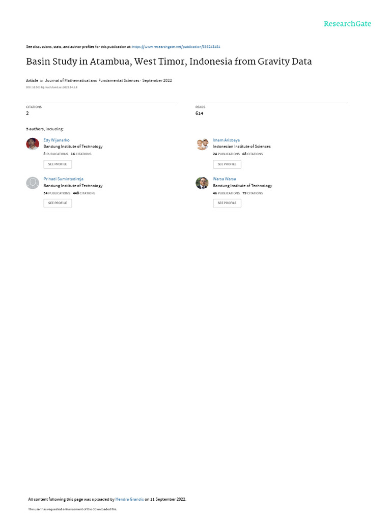 ArticleText 62217 2 10 20220902 | PDF | Sedimentary Basin | Geology