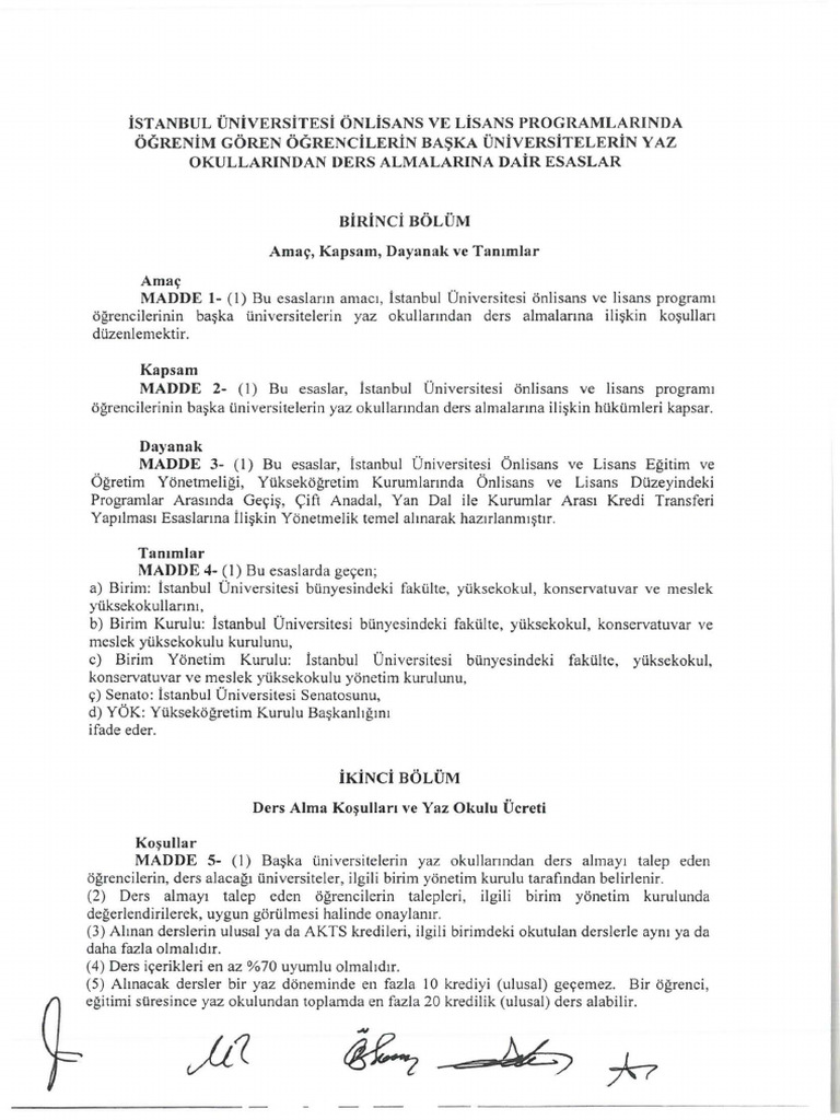 Yaz Okulu Esasları | PDF