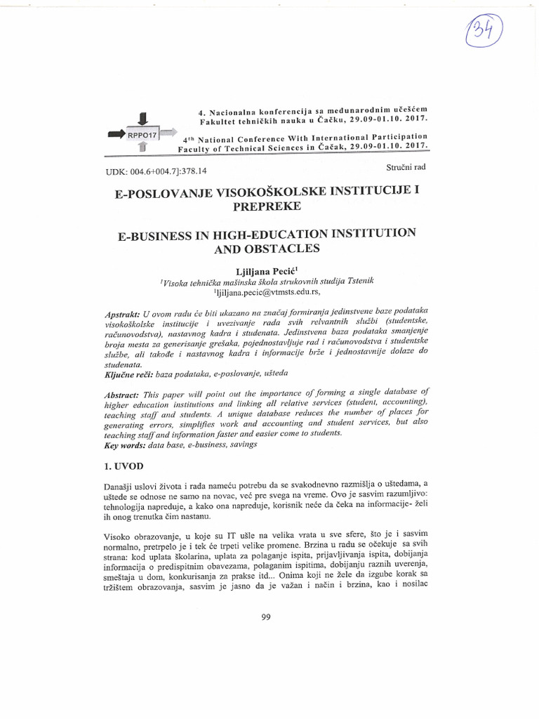 Eposlovanje Visokoškolske Institucije I Prepreke | PDF
