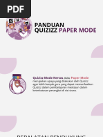 Panduan Paper Mode Quizizz | PDF