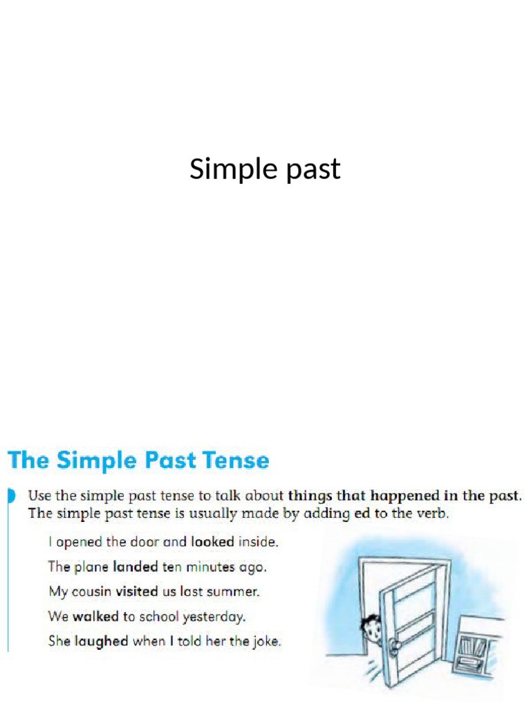Simple Past: Regular Verbs Guide | PDF | Language Arts & Discipline