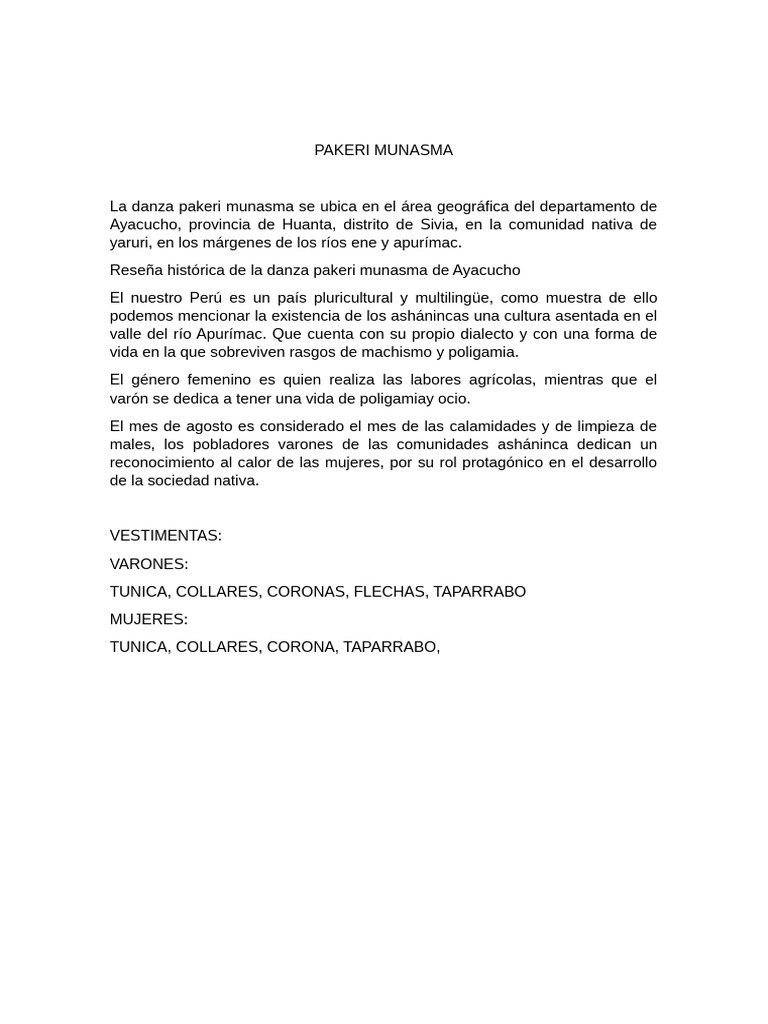 Pakeri Munasma | PDF