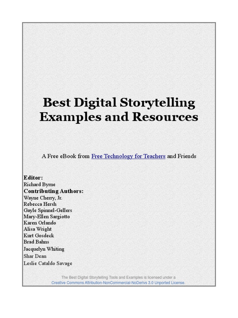 10 Digital Storytelling Projects | PDF | Storytelling | Microsoft Power ...