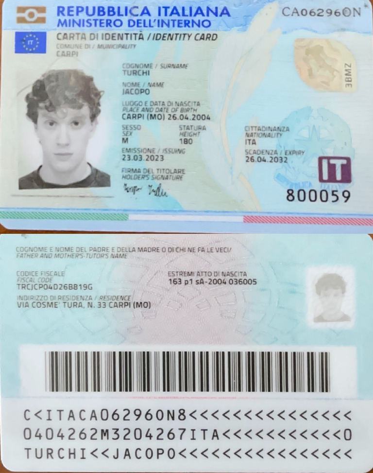 Documento Di Identita | PDF