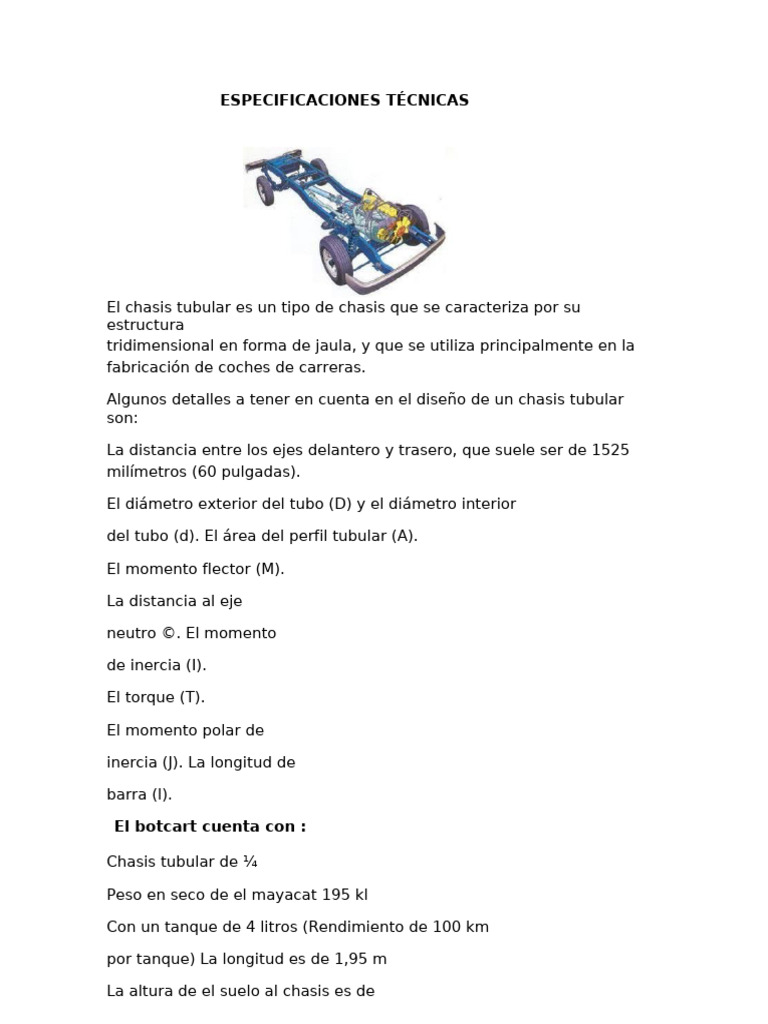 Chasis | PDF