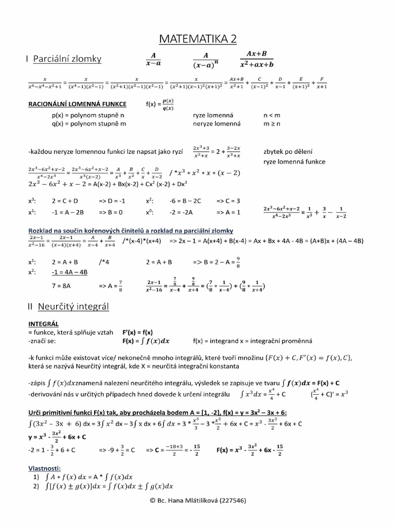 Matematika 2 | PDF