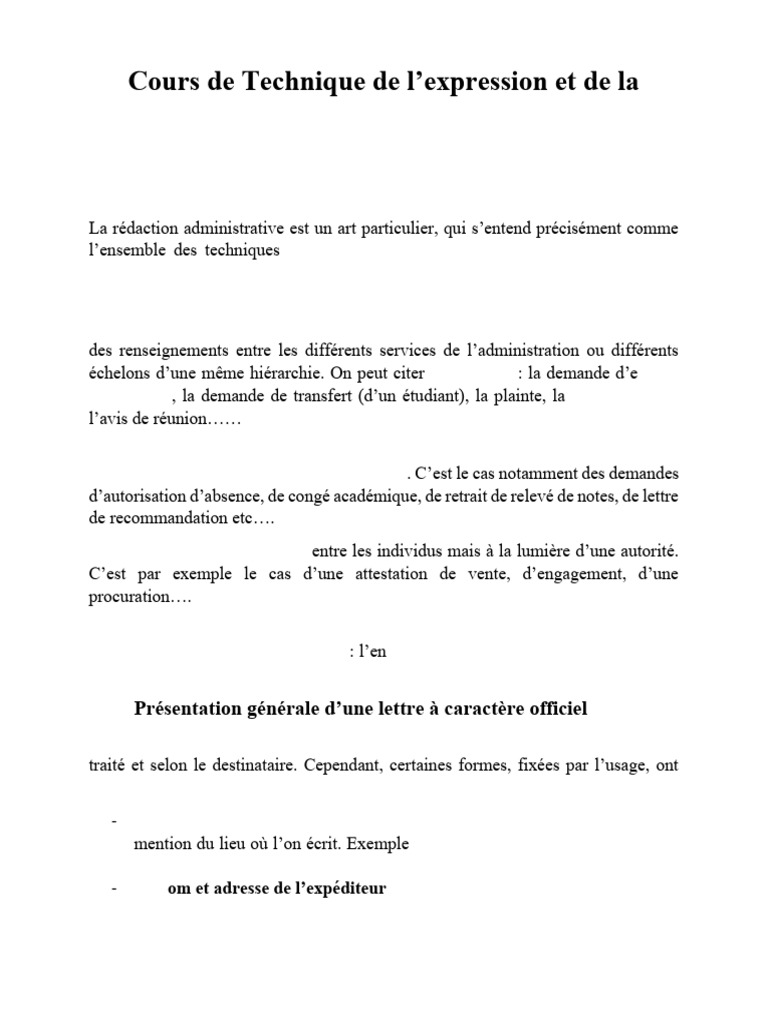 Introduction à la rédaction administrative | PDF | Phrase