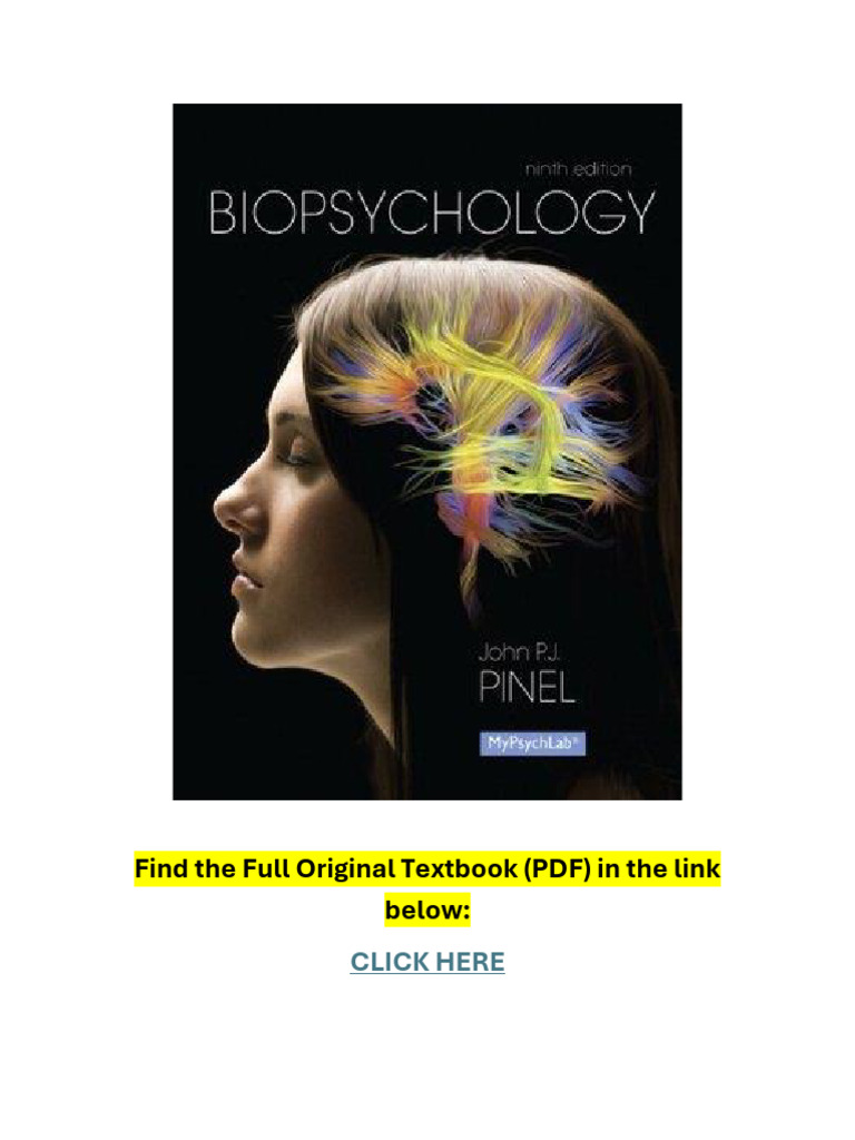 Biopsychology 9th Edition Textbook | PDF | Behavioral Neuroscience | Brain