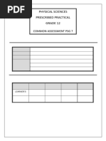 Grade 12 Esterification Experiment Guide | PDF