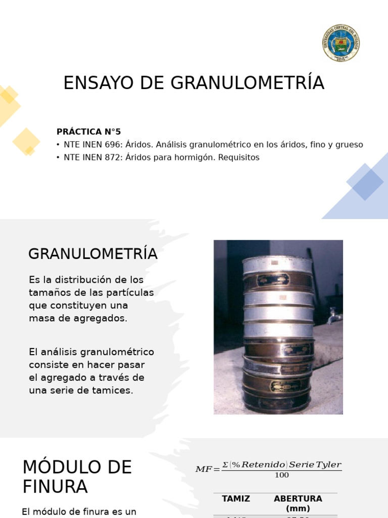 Granulometría | PDF